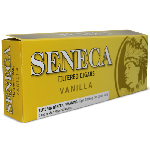 SENECA FILTER CIGAR 10ct VANILLA - FILTERED LITTLE CIGAR - TOBACCO